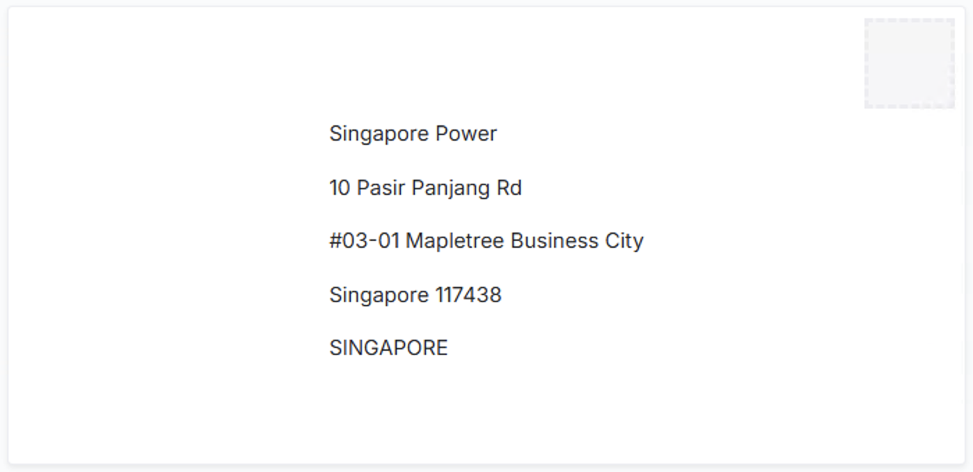 Singapore Address Formats & Mailing Address Example & Country Info