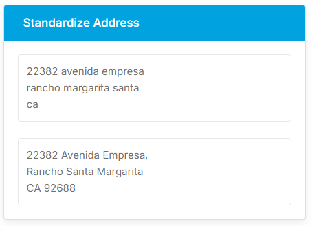 Address Verification - Postal Address Validation