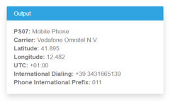 Phone Verification - Contact Data Service